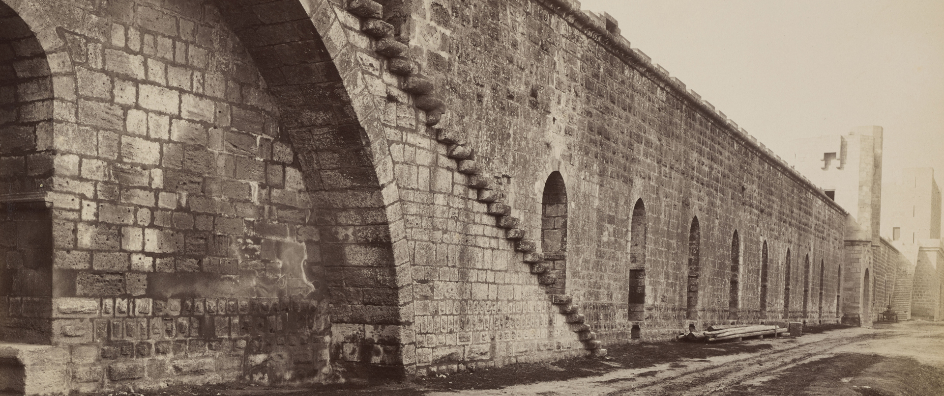 La construction des remparts