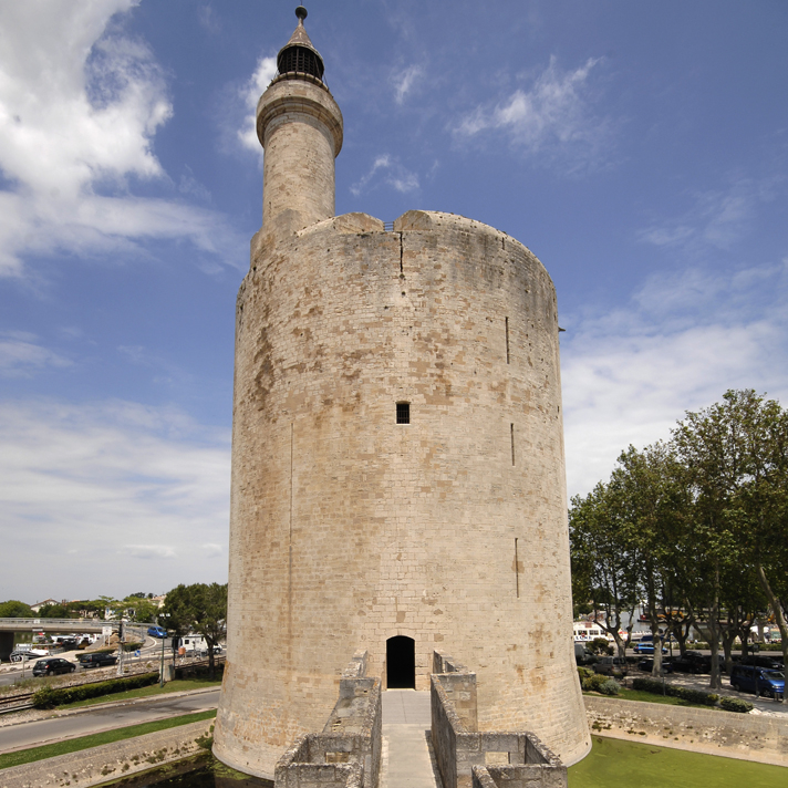 The Constance's tower, remnant of the castle of Saint Louis