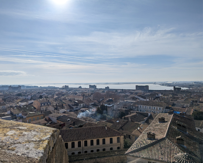 La tour de Constance, vestige du château de Saint Louis